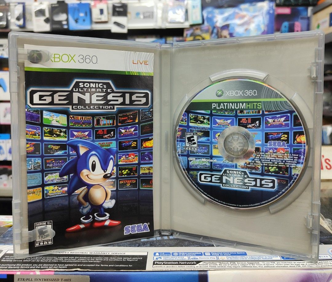 Xbox 360 Sonic's Ultimate Genesis Collection, Video Gaming, Video Games ...