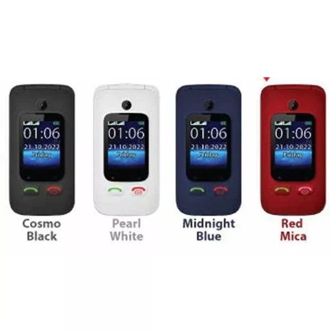 Y2K 4G Flip Senior Citizen Phone (Support TPG SIMBA Card)(1 Year Local ...