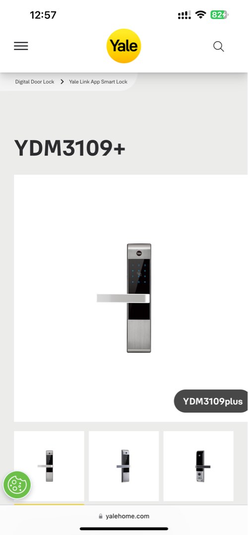 YALE Digital Door Lock YDM3109+, Babies & Kids, Baby Nursery & Kids ...