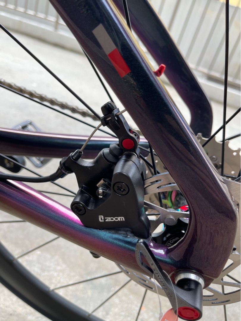 Zoom flat mount disc brakes 140/160 | semi hydraulic brake |cable ...
