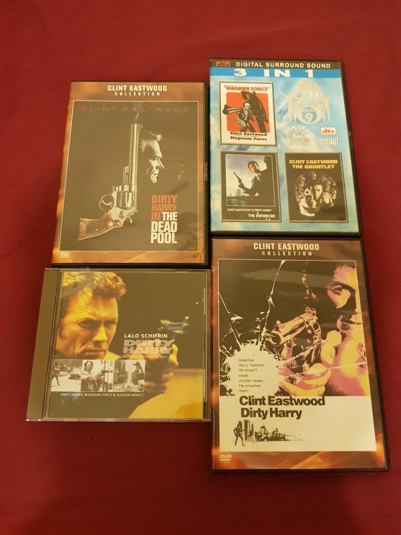 1971 Dirty Harry Retro Soundtrack + 5 Movie Collection CD DVD Set ...