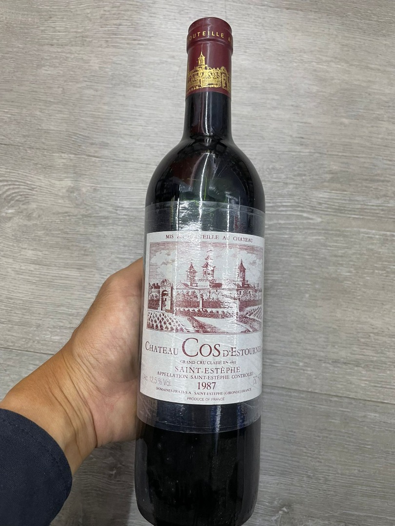 1987 Chateau Cos d'Estournel [Red Wine], Food & Drinks, Alcoholic ...