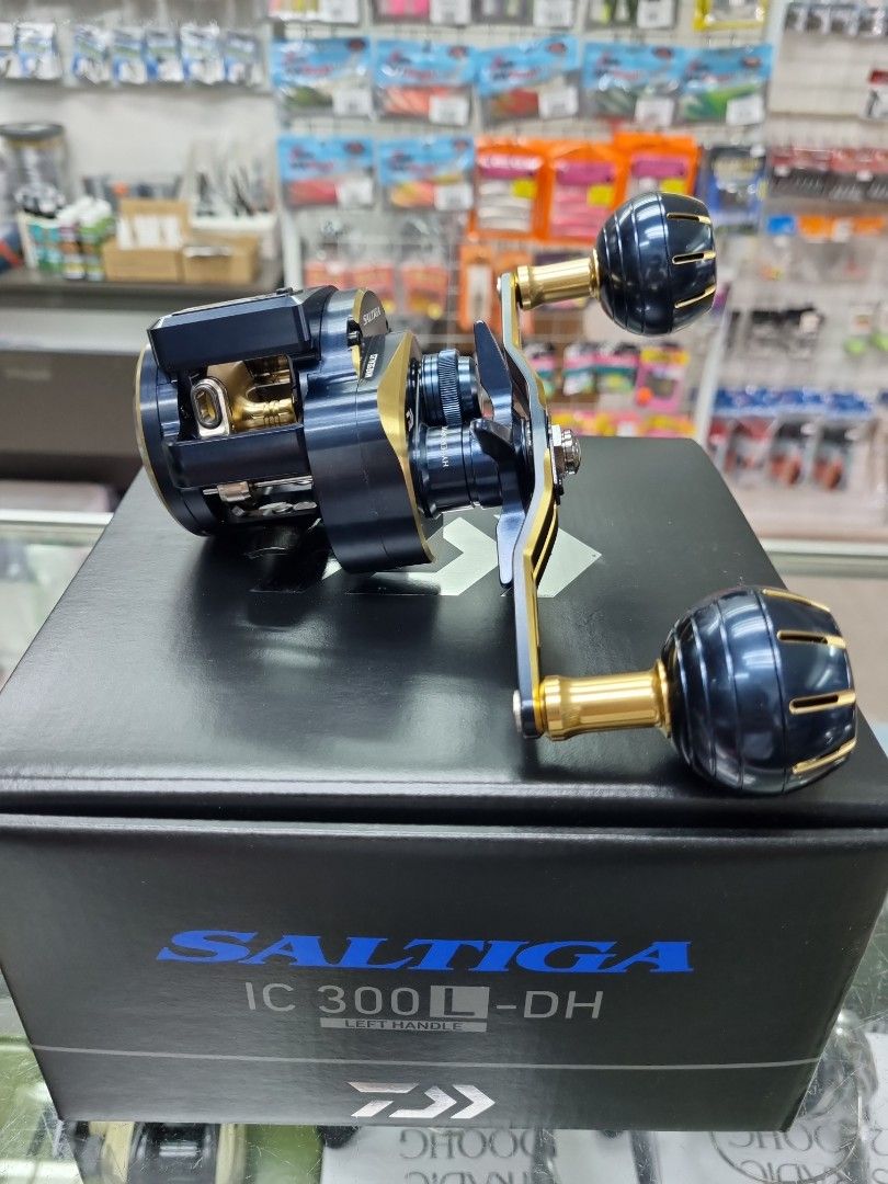 21 SALTIGA IC 300L-DH, Sports Equipment, Fishing on Carousell