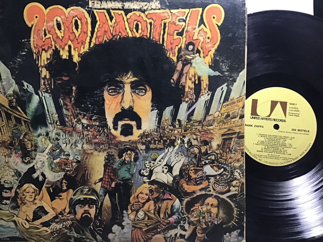 2x LP Frank Zappa - 200 Motels OOP USA US DOUBLE DISC VINYL RECORD ...
