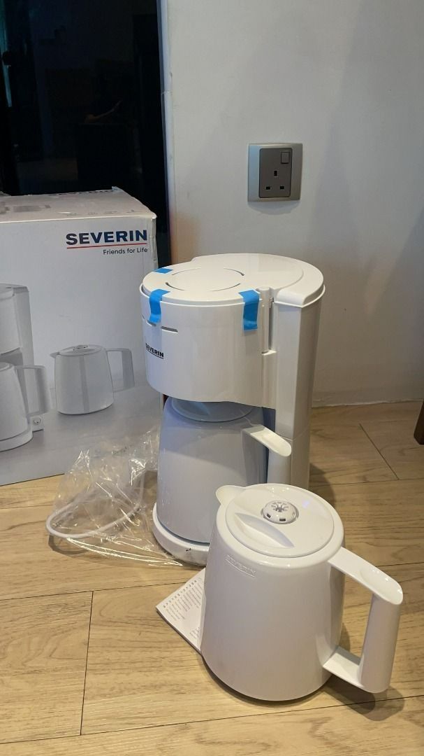 3619) SEVERIN KA 9256 FILTER COFFEE MAKER WITH 2 THERMAL JUGS, APPROX ...