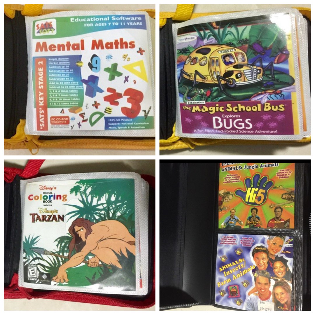 3 Pouch Sets Of Kids Education CD-ROM / VCD, Hobbies & Toys, Music ...