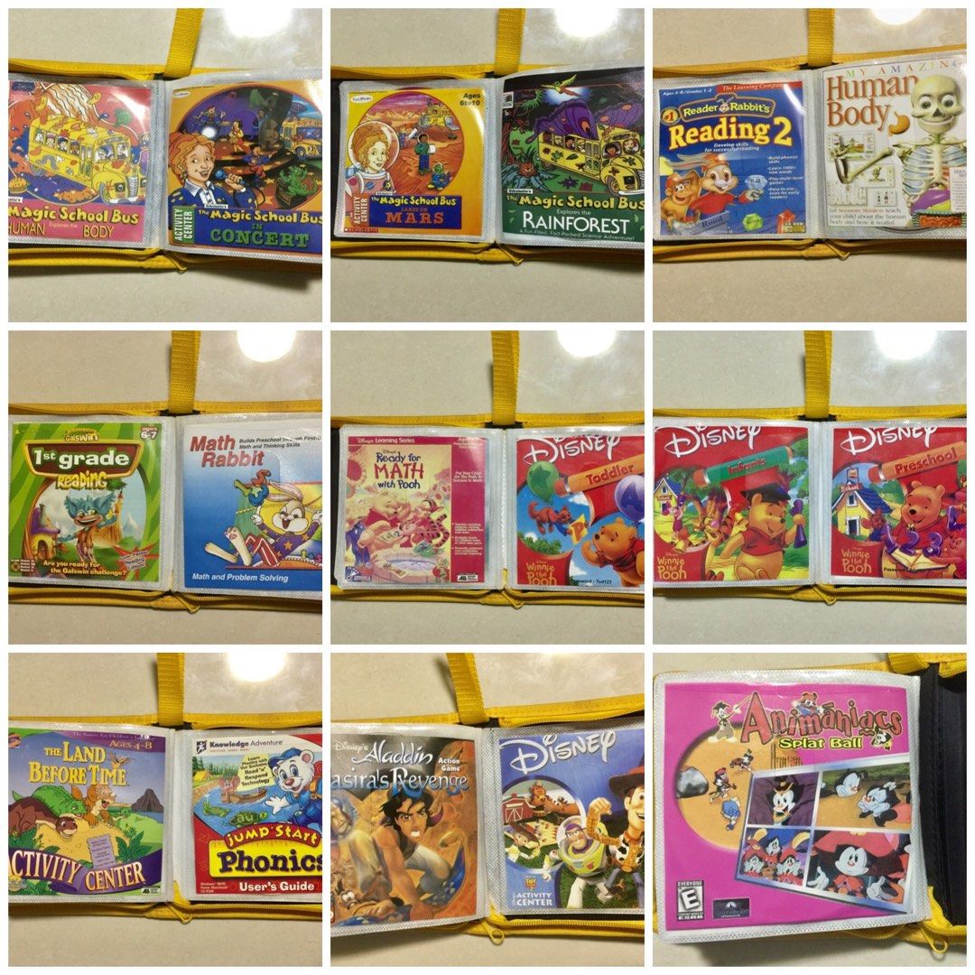 3 Pouch Sets Of Kids Education CD-ROM / VCD, Hobbies & Toys, Music ...