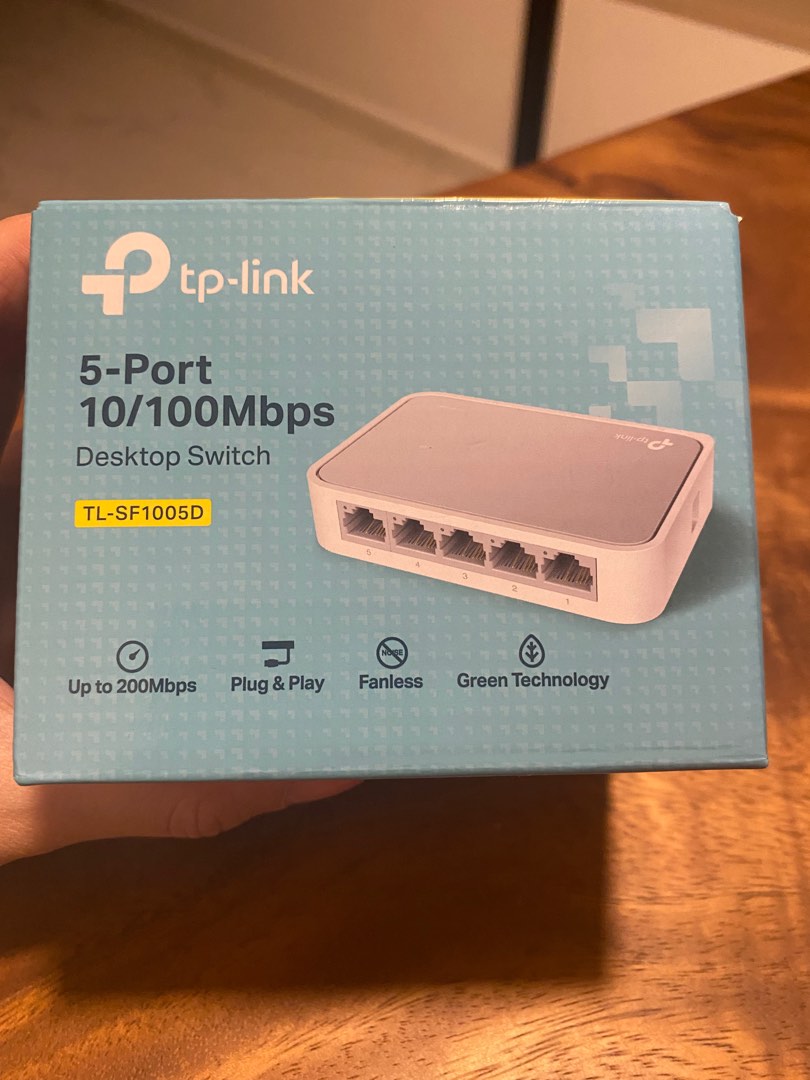 5 port fast ethernet network expansion, TV & Home Appliances, TV ...