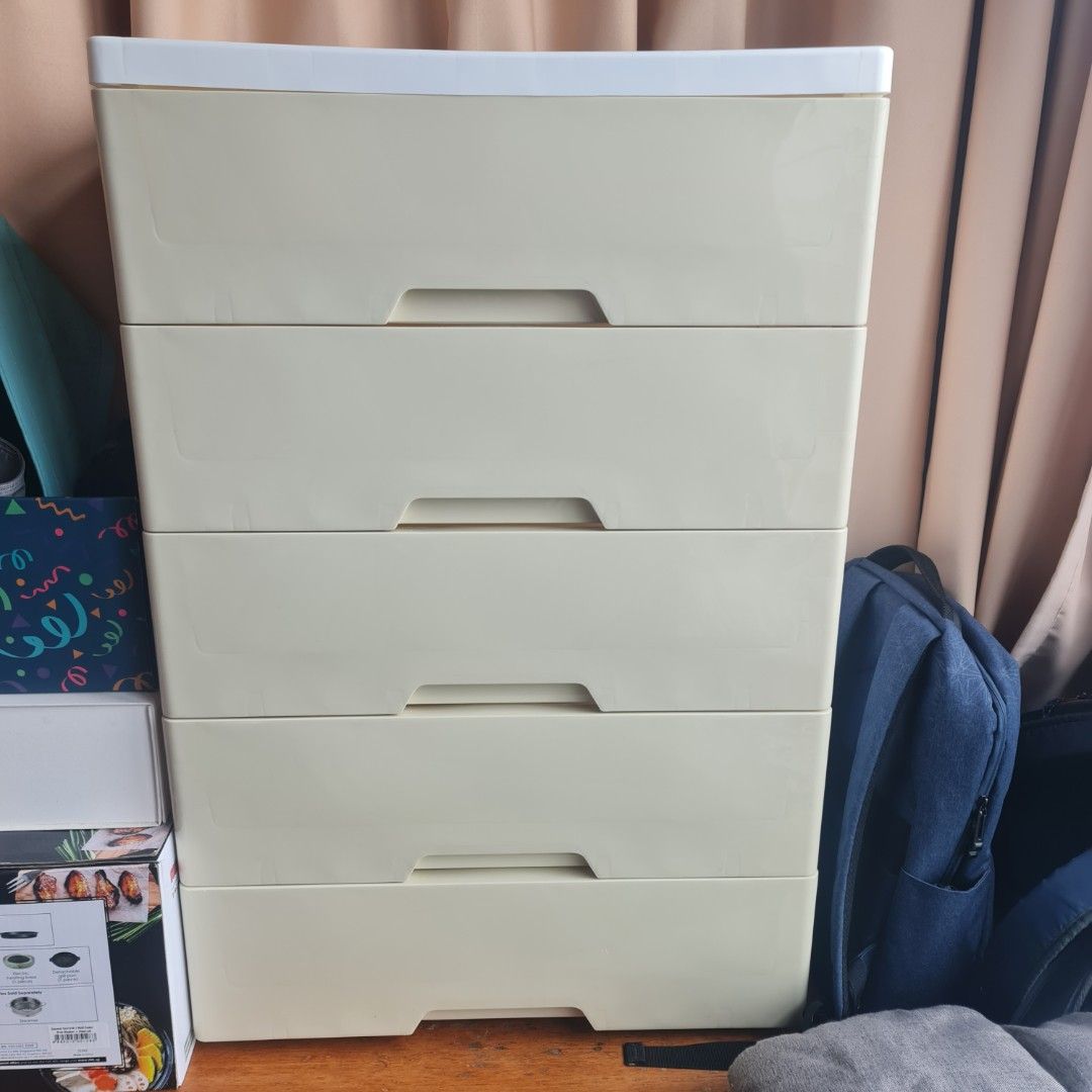 5 tier lightweight chest of drawer, Furniture & Home Living, Furniture ...