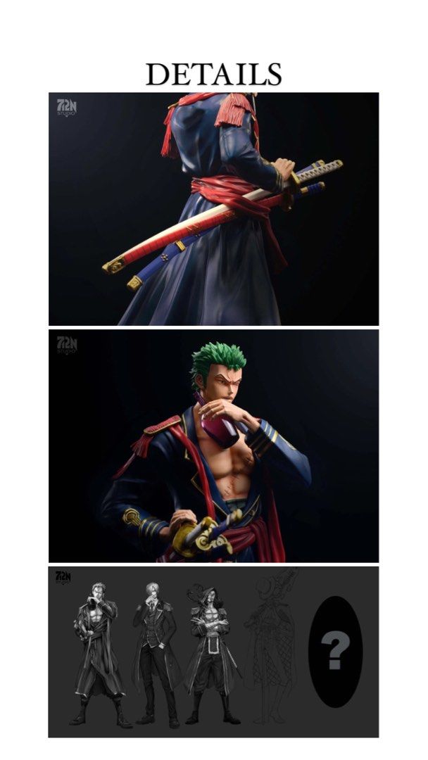712N Studio - Series 01 - Roronoa Zoro, Hobbies & Toys, Toys & Games on ...