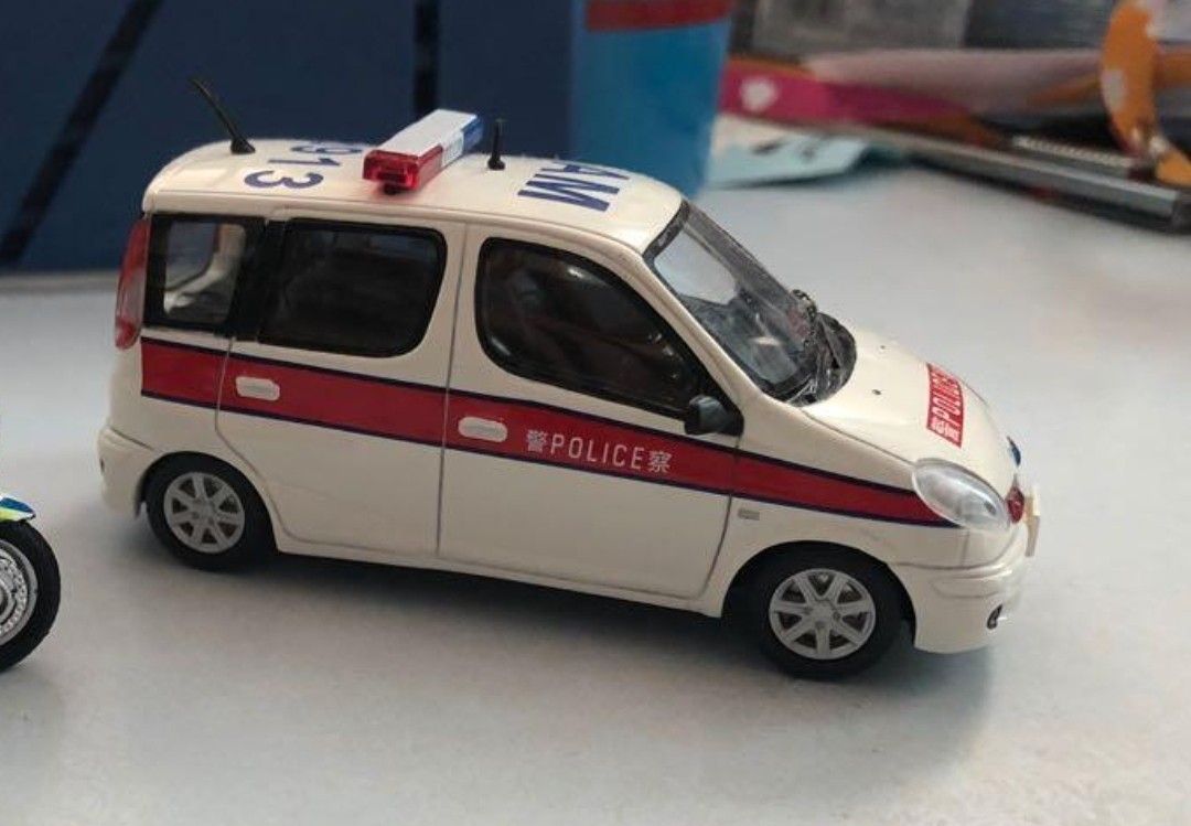 香港警察巡邏車 1:43 Toyota 豐田 Verso ECHO VERSO 樹脂模型(全新), 興趣及遊戲, 玩具 & 遊戲類 ...