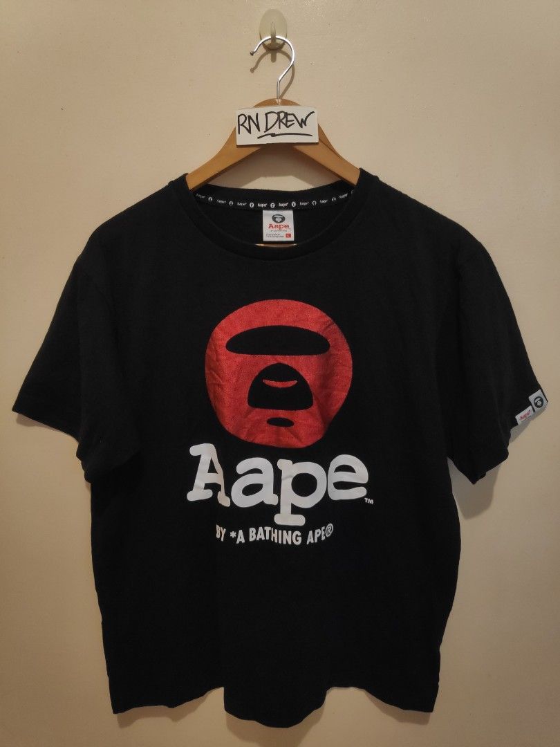 Aape Red Foil logo on Carousell