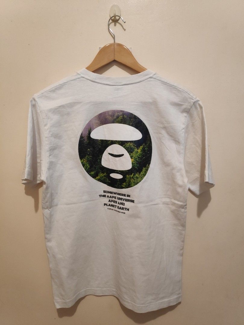 Aape Spec With Back Hit logo, Men's Fashion, Tops & Sets, Tshirts ...