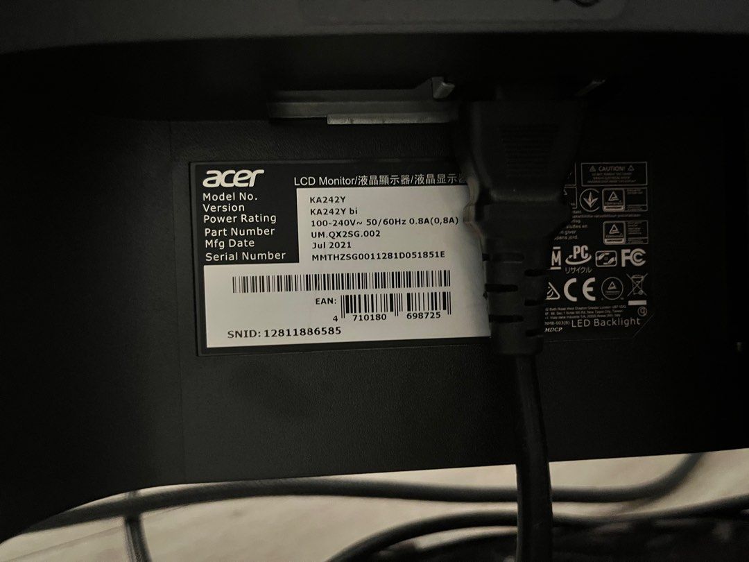 Acer desktop monitor, Computers & Tech, Desktops on Carousell