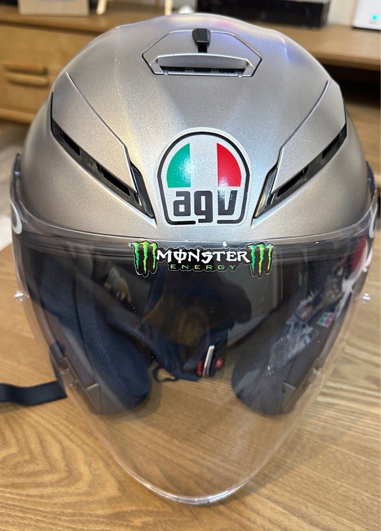 AGV 5 Jet SGD 150 Used, Motorcycles, Motorcycle Apparel on Carousell
