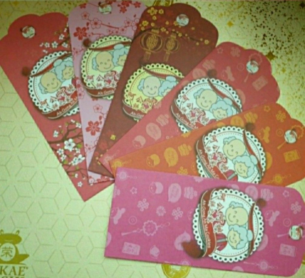Ah Gong Ah Ma Cookies Ang Pow Pack, Hobbies & Toys, Stationery & Craft ...