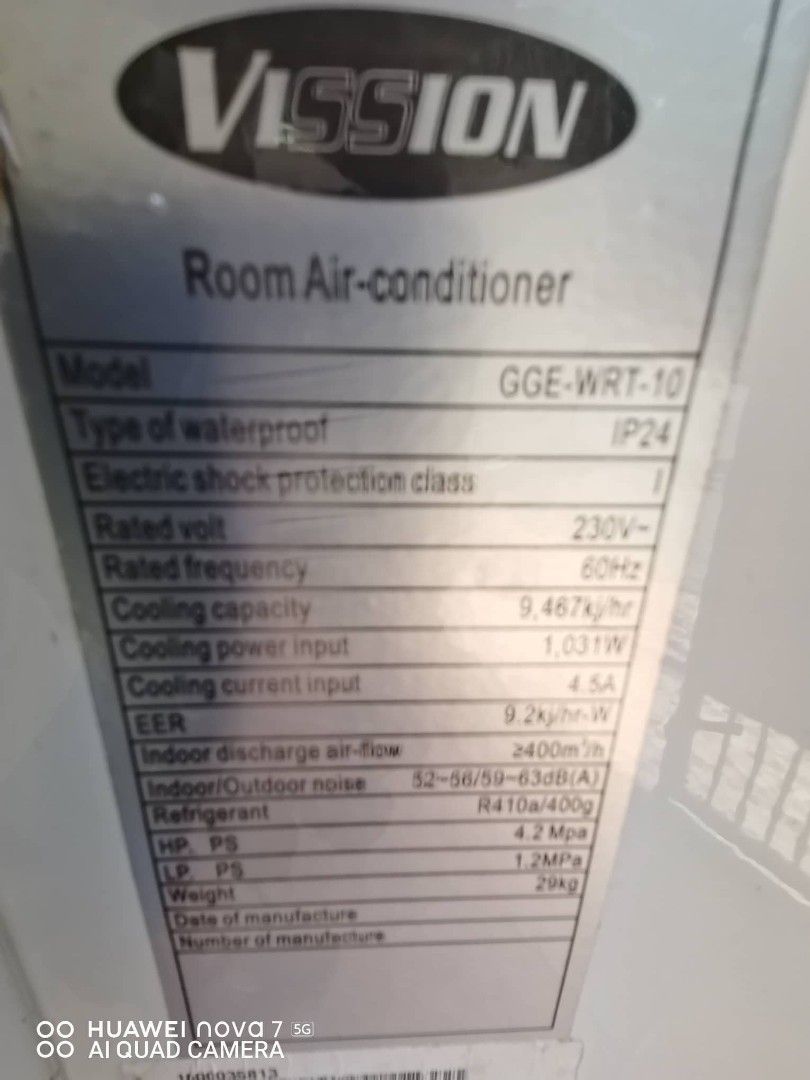 Aircon vision 1hp inverter grade, TV & Home Appliances, Air ...