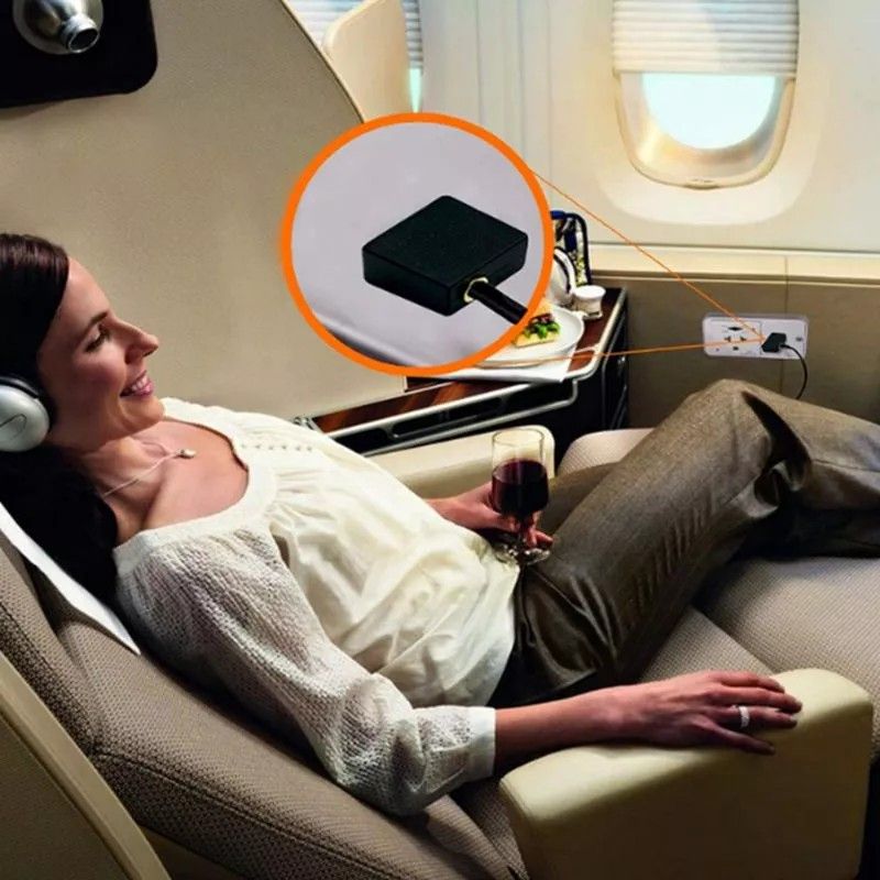 Airline Audio Jack Adapter, Audio, Portable Audio Accessories on Carousell