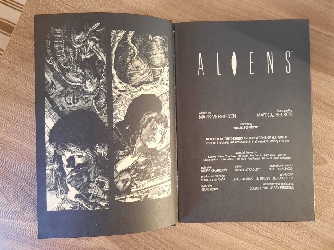 Aliens : Book One (1990) hardcover, Hobbies & Toys, Books & Magazines ...