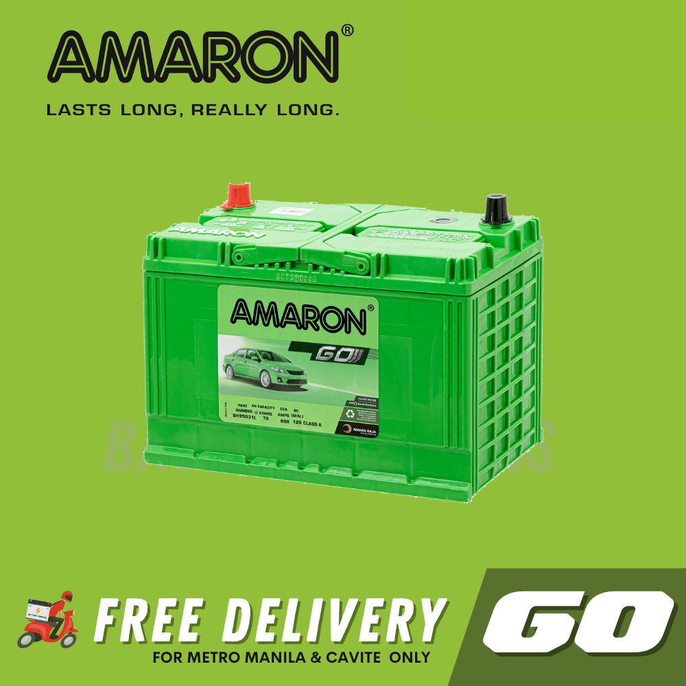 AMARON GO BATTERY - 3SM N70L Free delivery & Install sizes NS40 NS60 ...