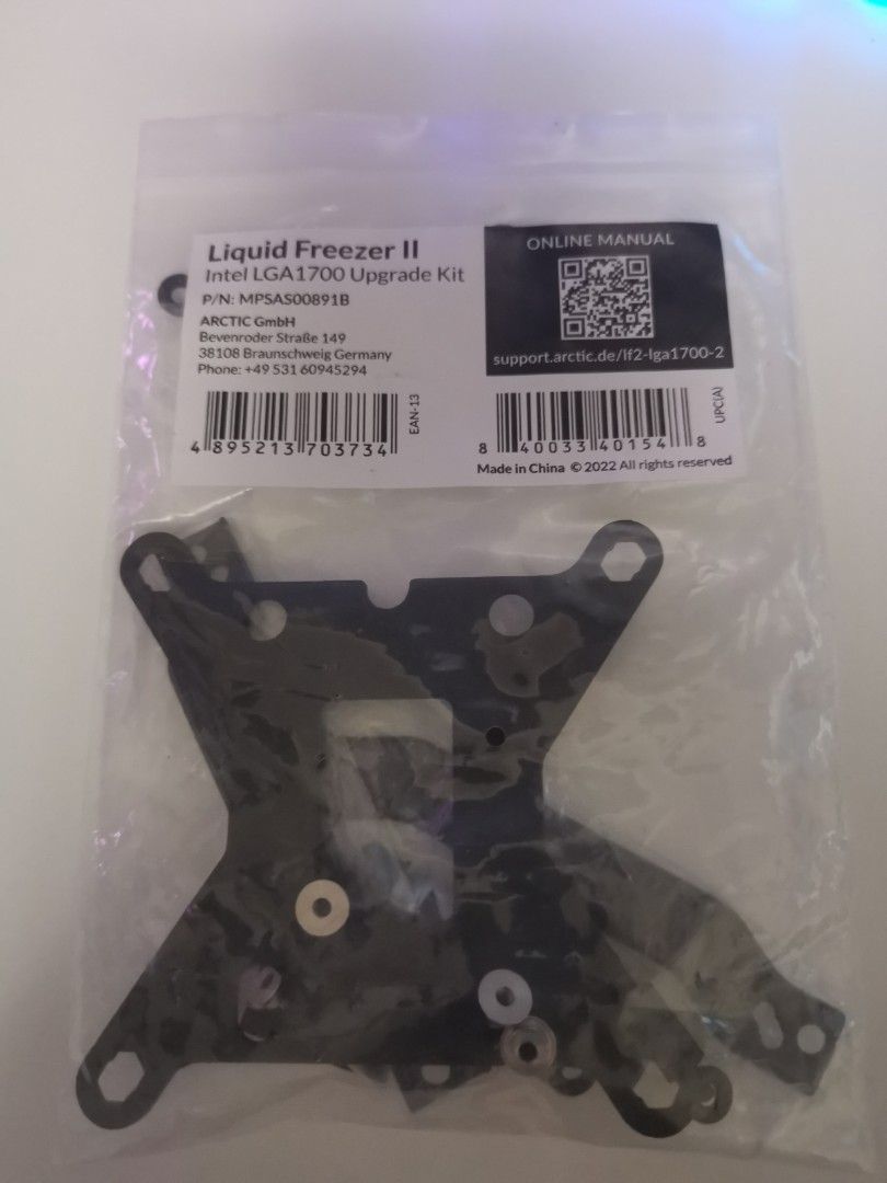 Arctic Liquid Freezer 2 Intel Lga1700 Upgrade kit, Computers & Tech ...