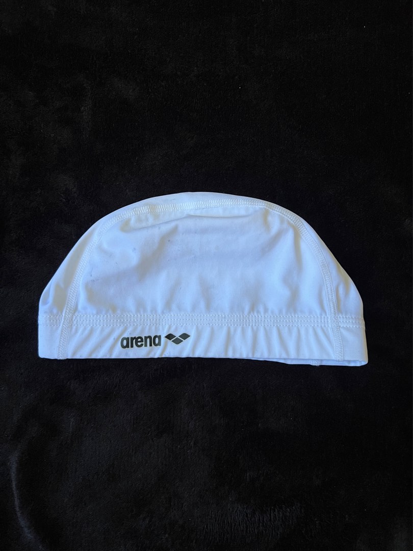 Arena White Swim Cap on Carousell