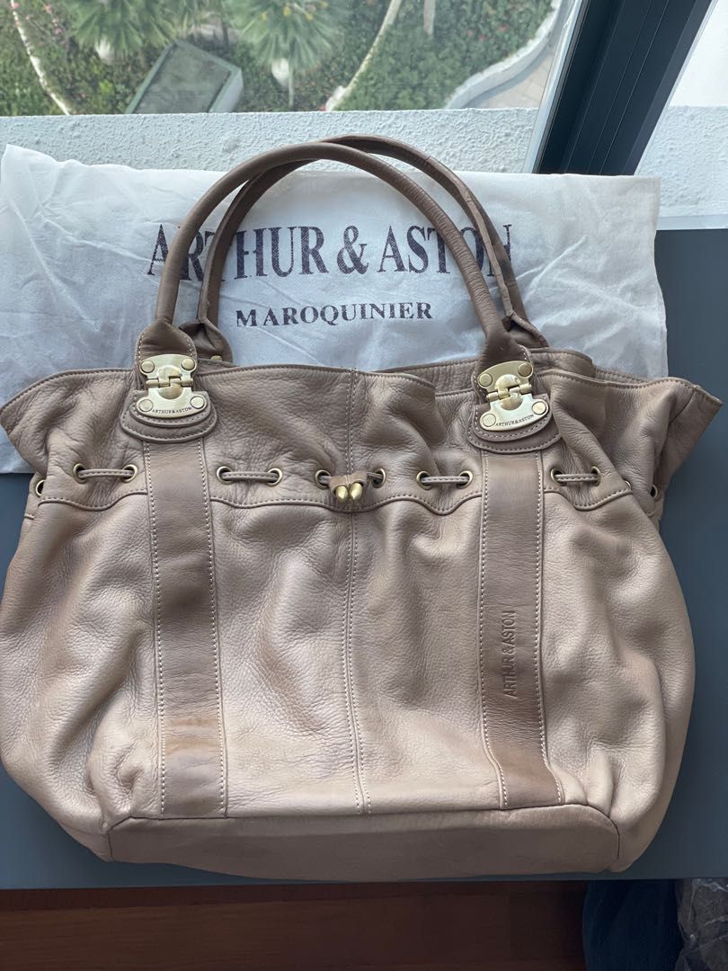 Arthur & Aston soft calf leather bag, Women's Fashion, Bags & Wallets ...