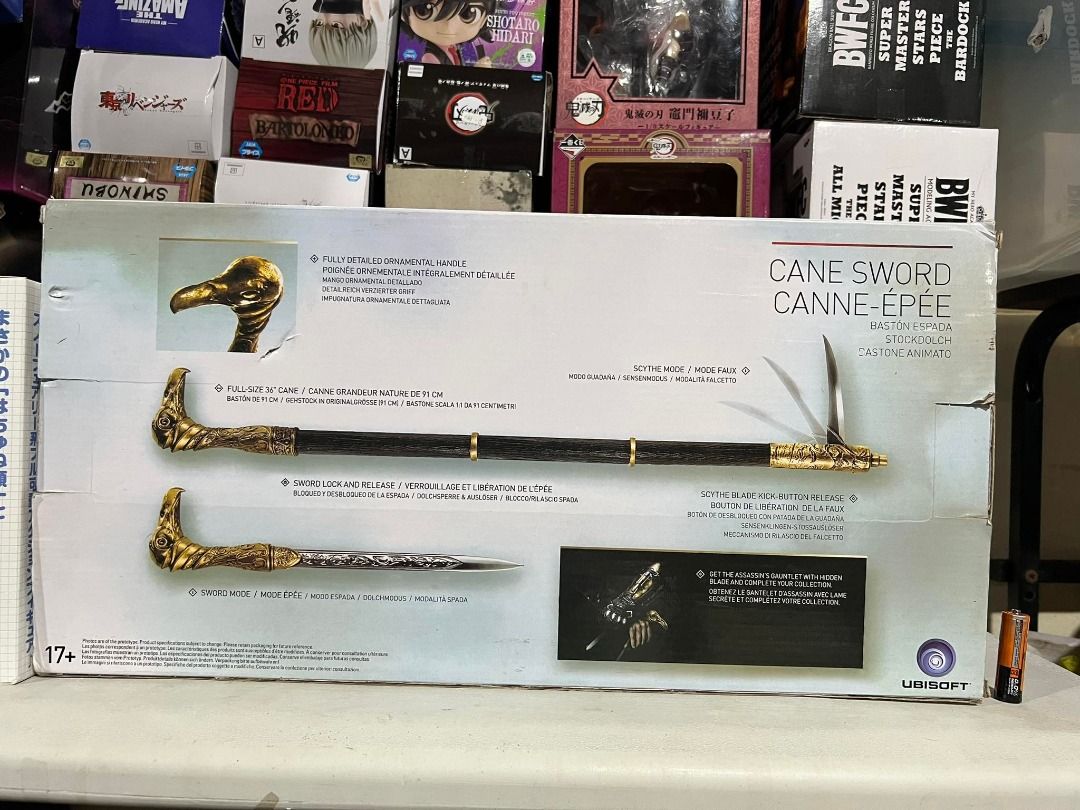Assasin's Creed Syndicate Gauntlet and Cane Sword, Hobbies & Toys, Toys ...