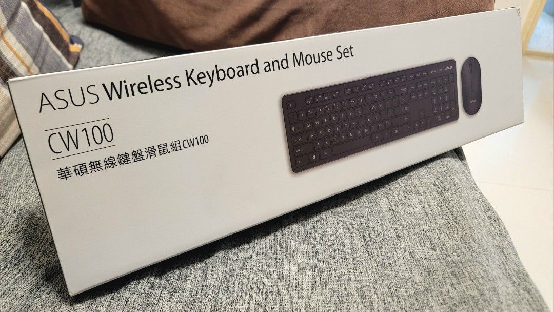 ASUS wireless Keyboard and Mouse, 電腦＆科技, 電腦周邊及配件, 電腦鍵盤及相關產品 - Carousell