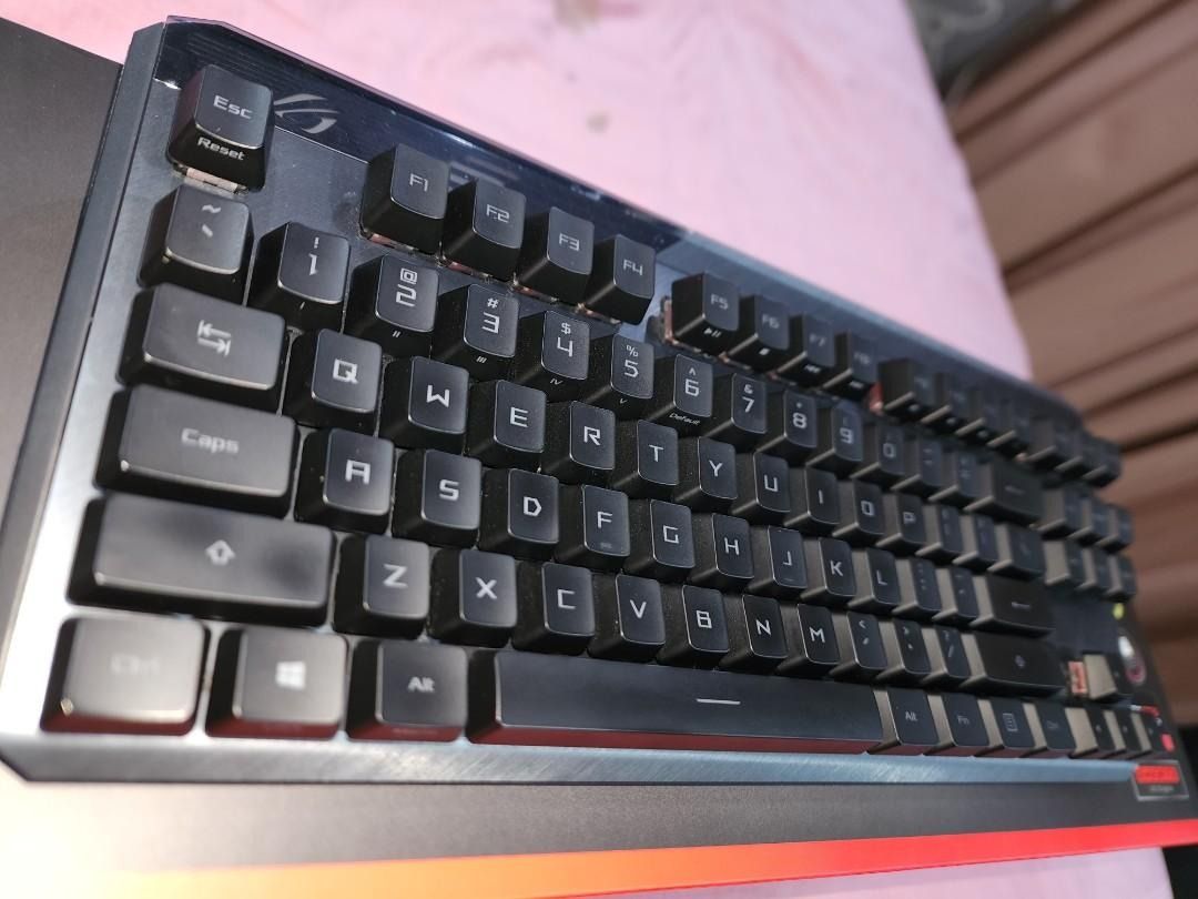 Asus ROG Claymore II Mechanical TKL 100% Wireless Keyboard Red Linear ...