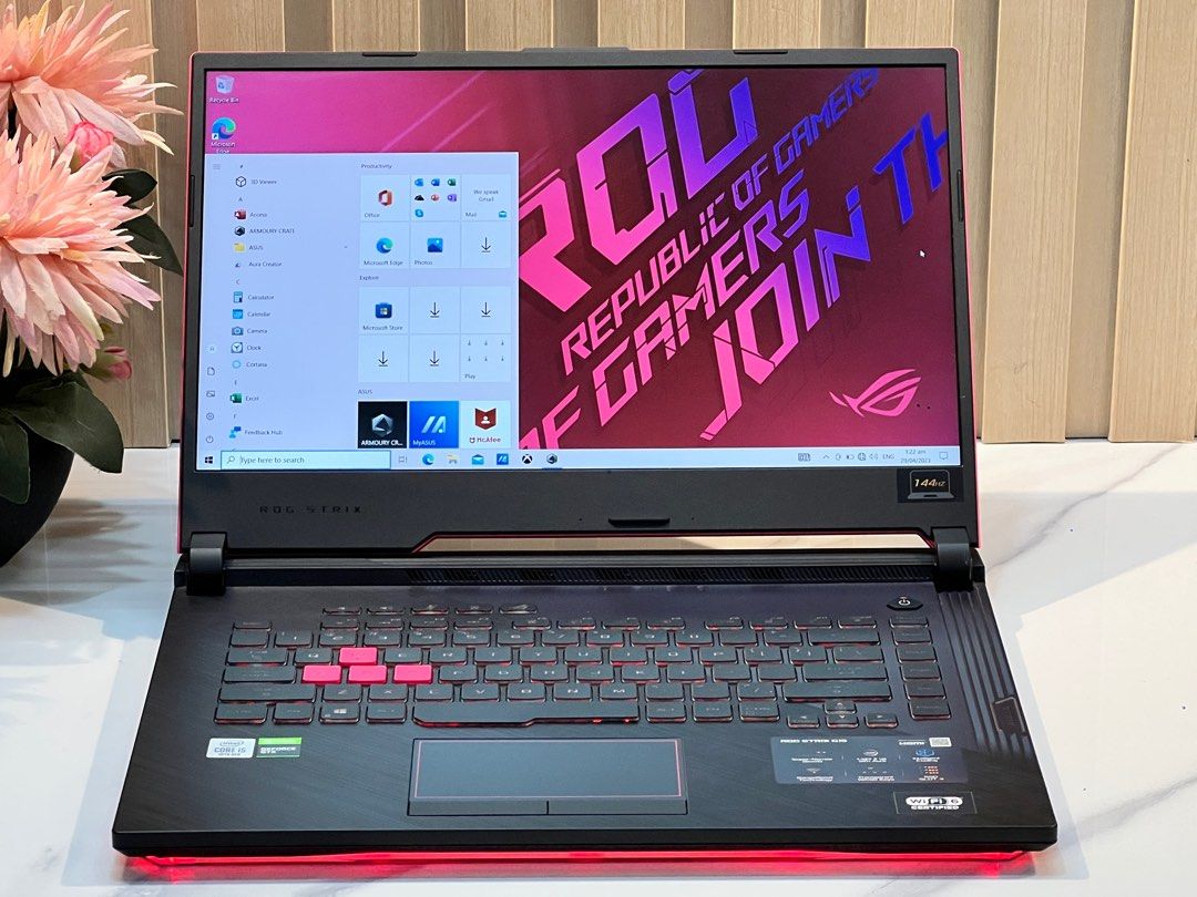 Asus Rog Strix G512LI i5-10th Gen 16GB RAM 512GB SSD FULL HD 144Hz G ...