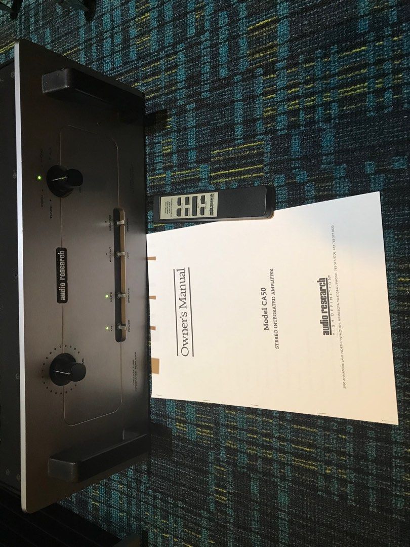 Audio Research CA50 Integrated Amp, Audio, Soundbars, Speakers ...