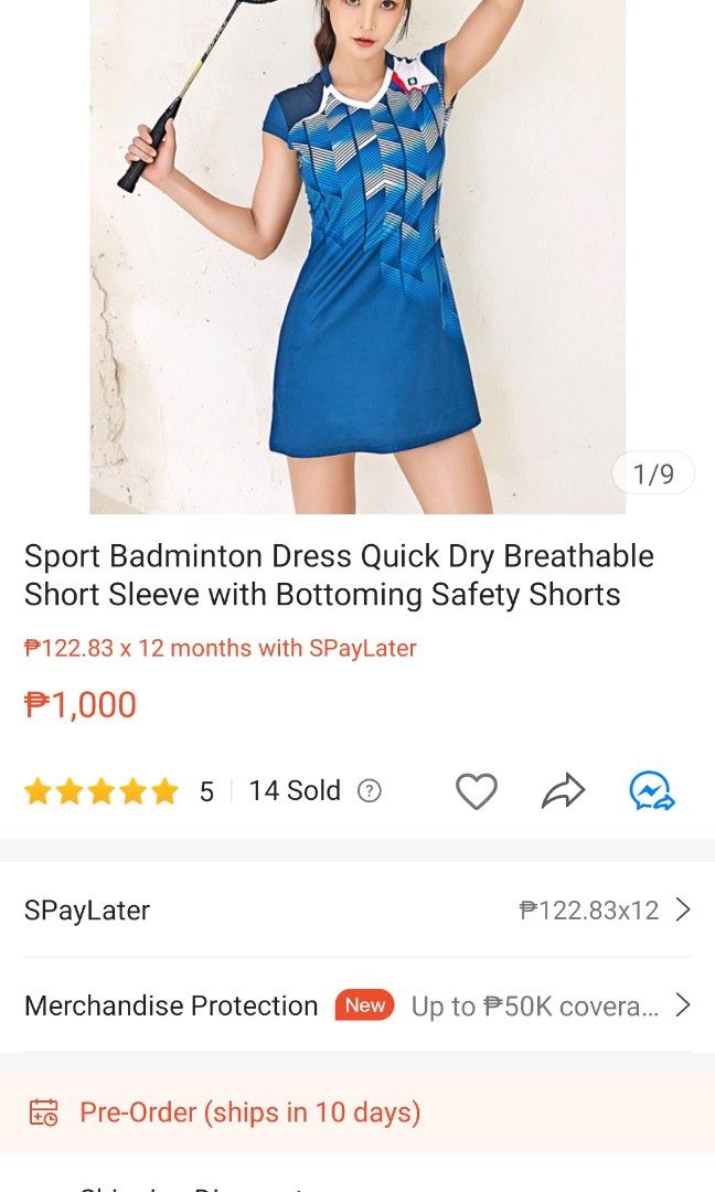 Badminton outfit, Women's Fashion, Activewear on Carousell