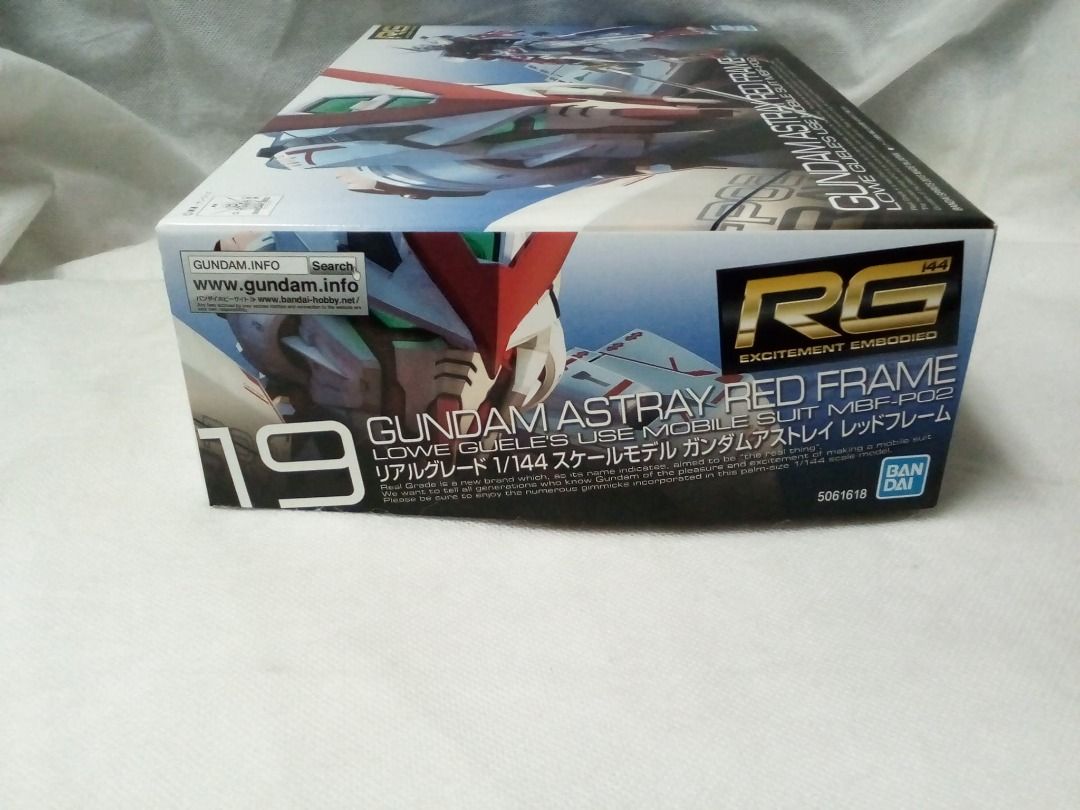 RG Gundam ASTRAY RED FRAME MBF-P02 LOWE GUELE'S 紅迷惘異端高達 Mobile Suit Gundam 機動戰士 高達 Bandai 1/144 ...