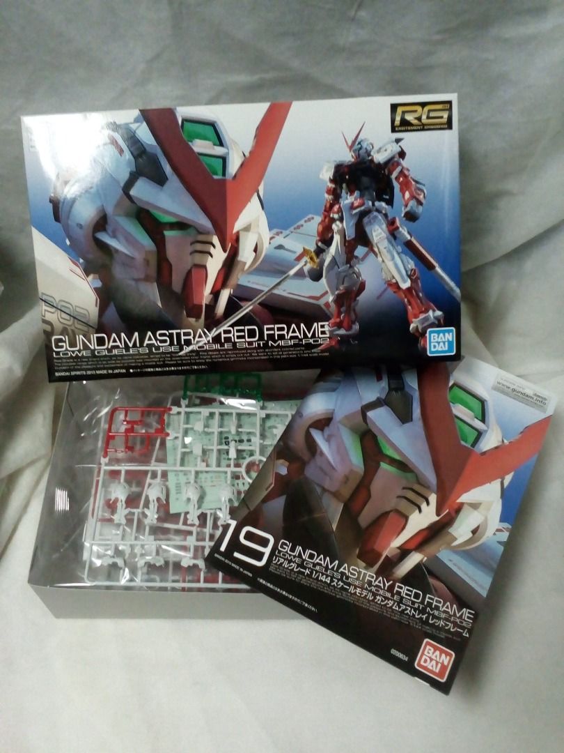 RG Gundam ASTRAY RED FRAME MBF-P02 LOWE GUELE'S 紅迷惘異端高達 Mobile Suit Gundam 機動戰士 高達 Bandai 1/144 ...