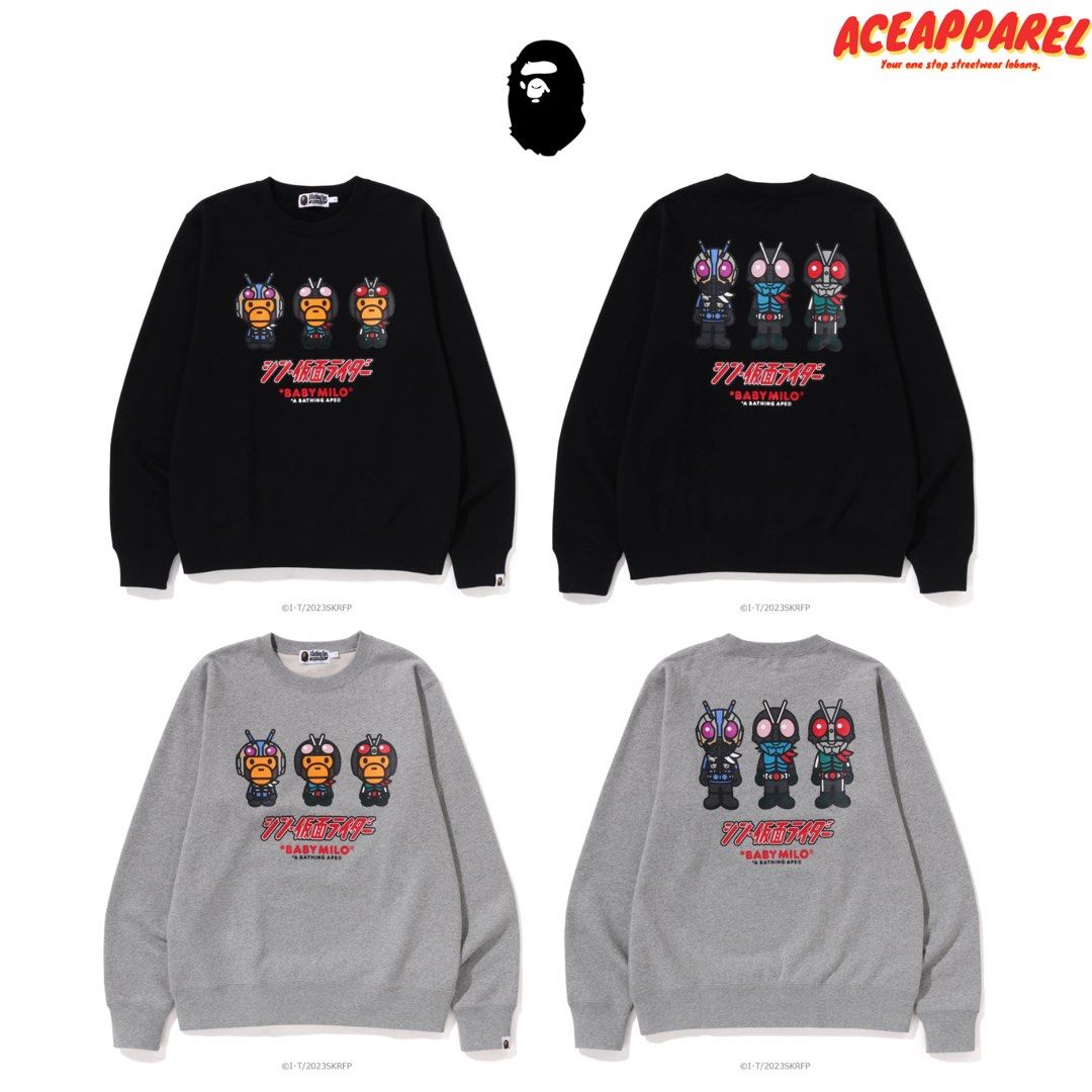 Bape x Kamen Rider New Collab, Men's Fashion, Tops & Sets, Tshirts ...