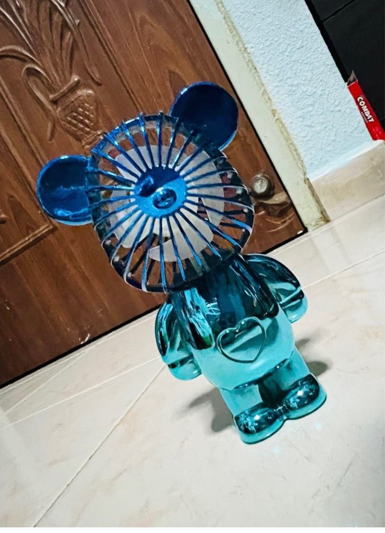Bear Brick Mini Fan, Furniture & Home Living, Lighting & Fans, Fans on ...