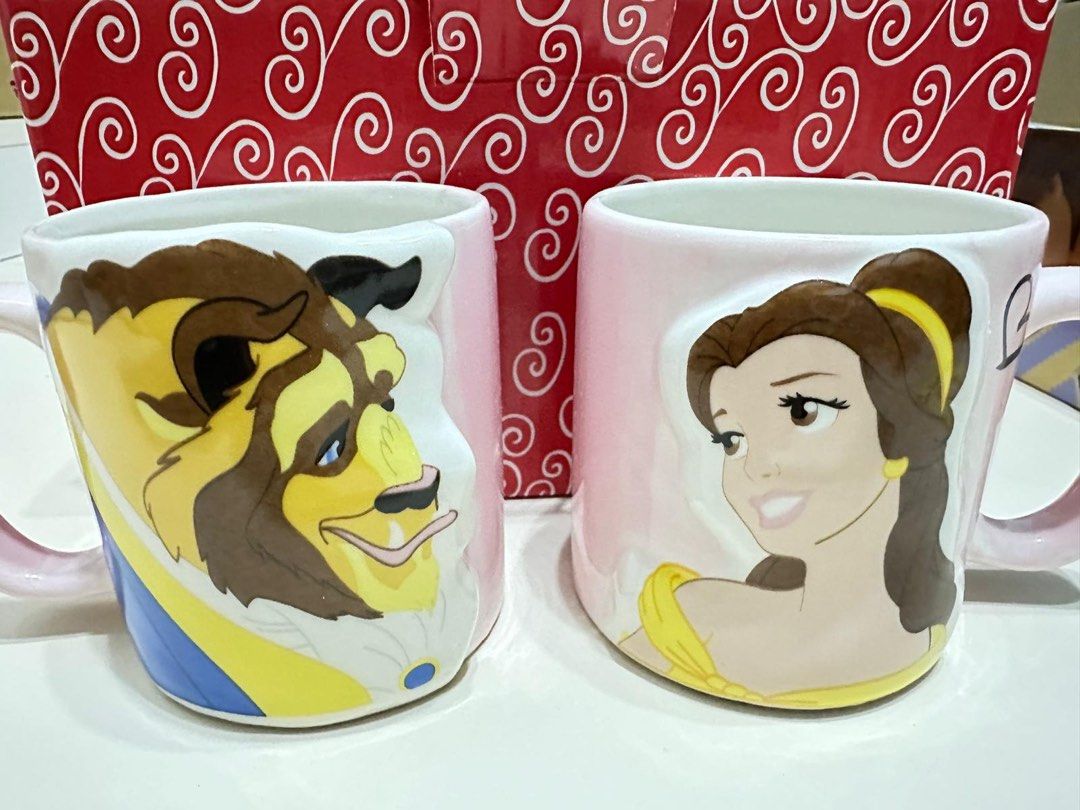 Beauty and the beast mug, Hobbies & Toys, Toys & Games on Carousell