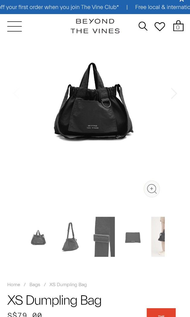 Beyond The Vines (BTV) XS Dumpling Bag, Men's Fashion, Bags, Sling Bags ...