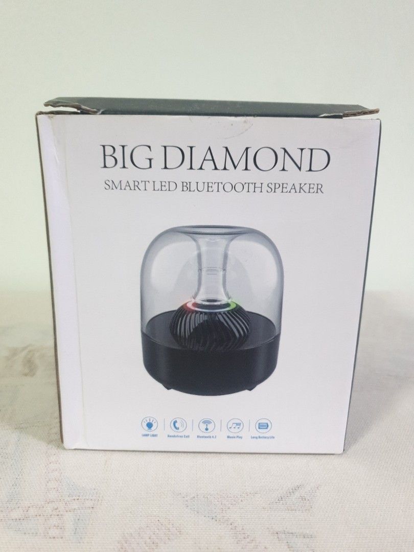 Big Diamond Smart LED Bluetooth Speaker, Audio, Soundbars, Speakers ...