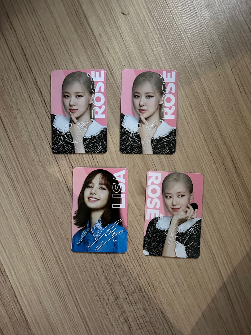 BLACKPINK OREO Photo Cards ChaeLisa Rose and Lisa, Hobbies & Toys ...