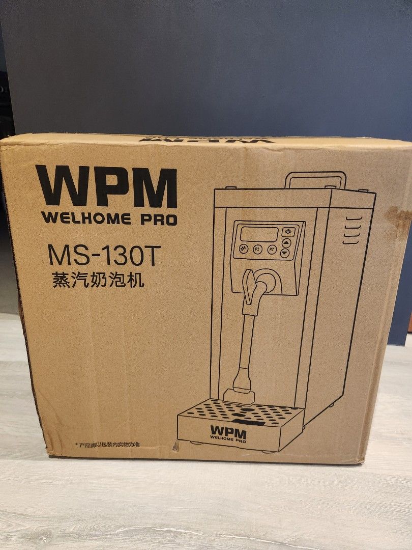 BNIB WPM WELHOME PRO MS-130T Professional Milk Steamer, TV & Home ...