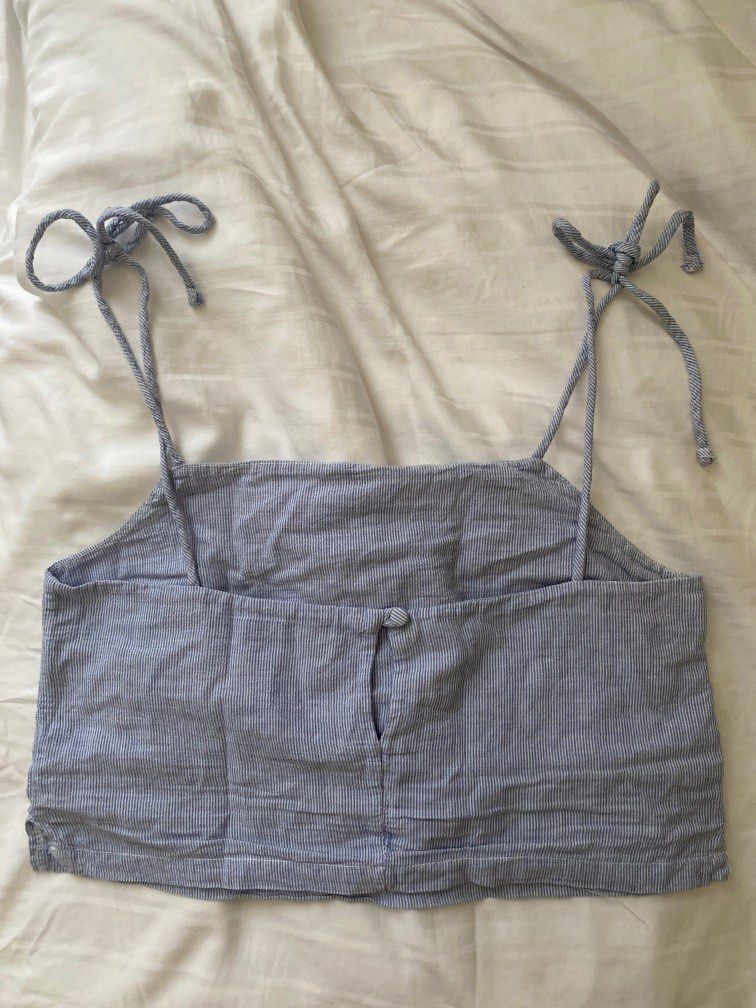 Brandy Melville String Tie Top, Women's Fashion, Tops, Sleeveless on ...