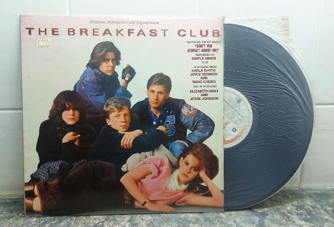 "BREAKFAST CLUB" Original Motion Picture Soundtrack LP Vinyl Record ...