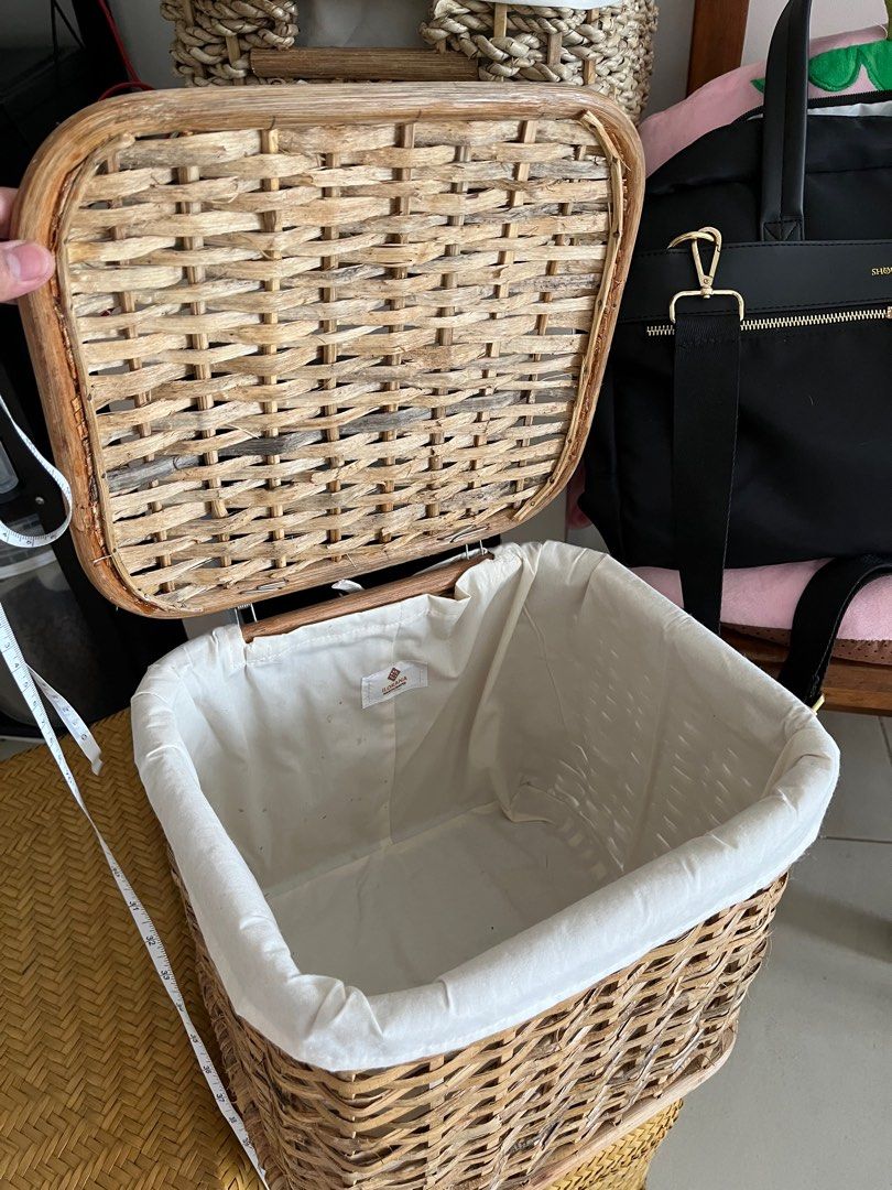 Buri Rattan Boxes, Furniture & Home Living, Furniture, Shelves ...