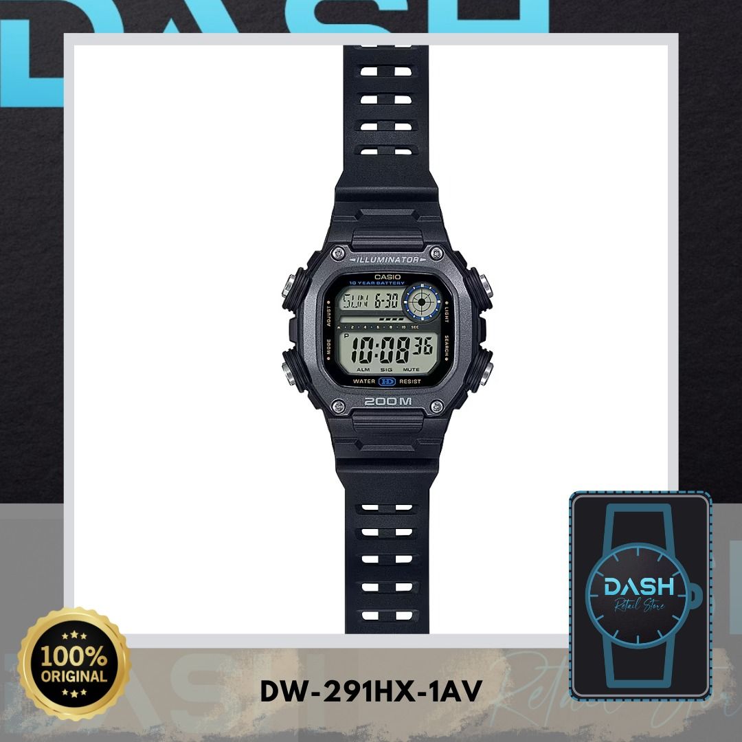 Casio DW-291HX-1A / DW291HX-1A - DW-291HX-1AVDF, Men's Fashion, Watches & Accessories, Watches ...