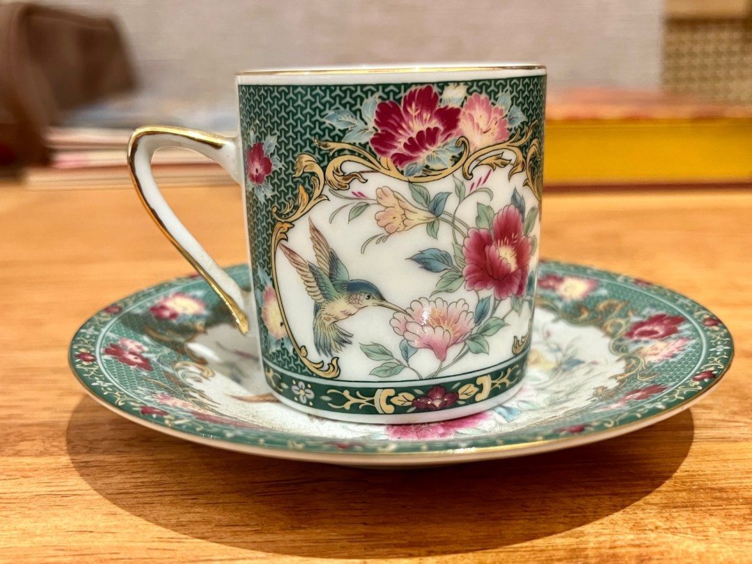 Chinese style tea cup (11cm diameter for the plate), Furniture & Home ...