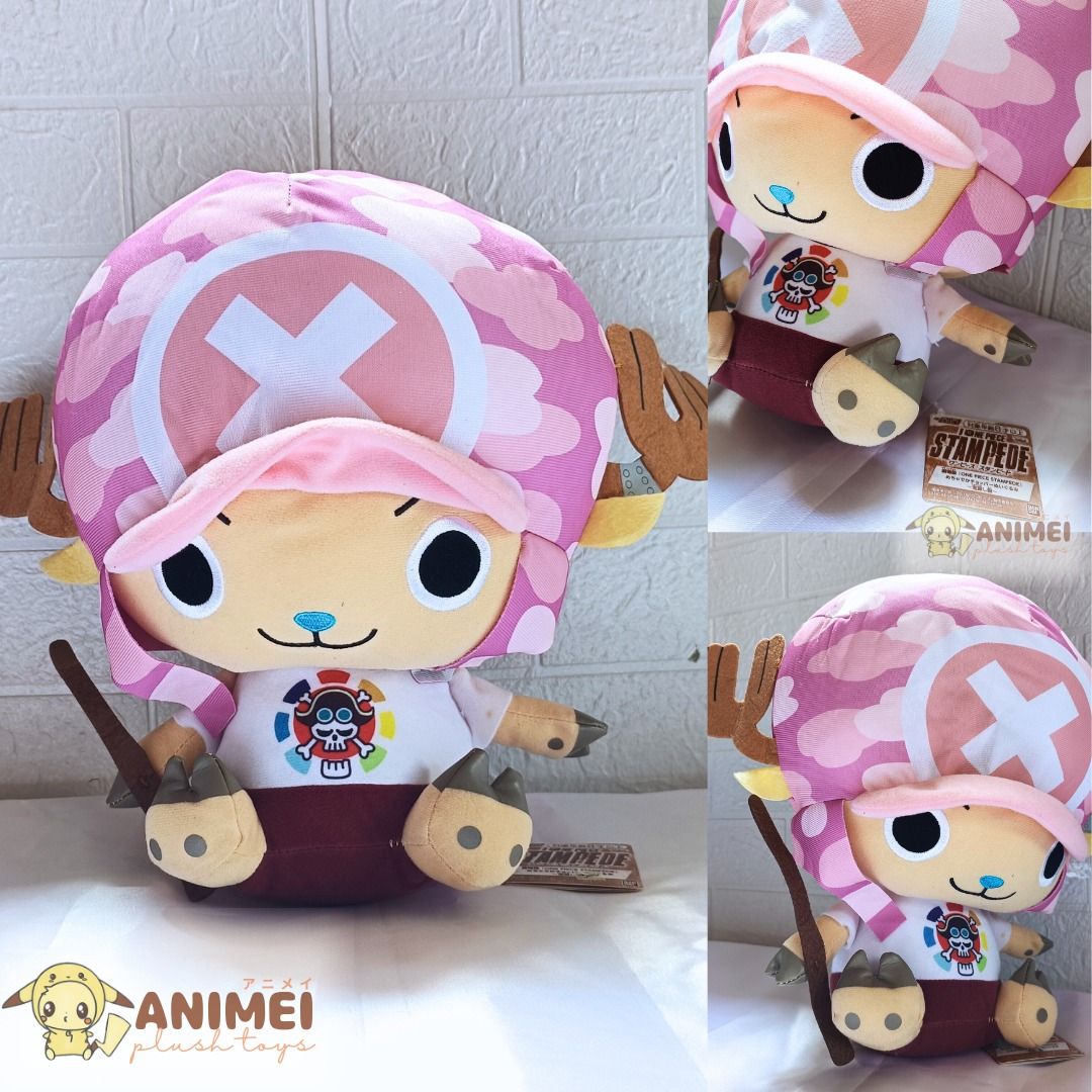Chopper One Piece Movie Stampede Big Plush Doll 31 cm, Hobbies & Toys ...
