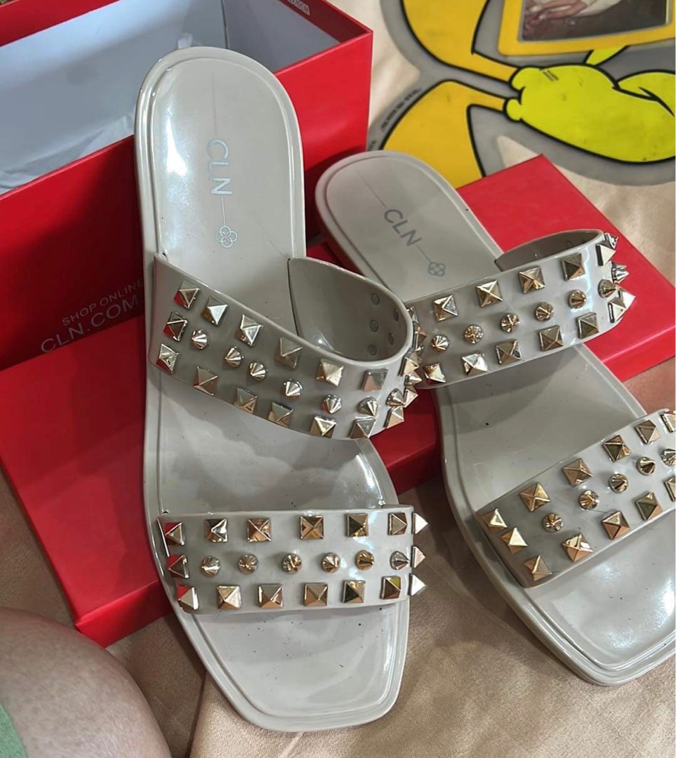 CLN studded flats on Carousell