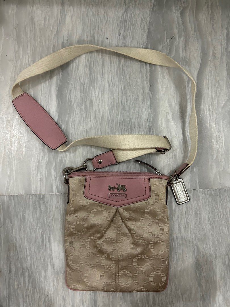 Coach Pink Cross Body Sling Bag, Women's Fashion, Bags & Wallets, Cross ...